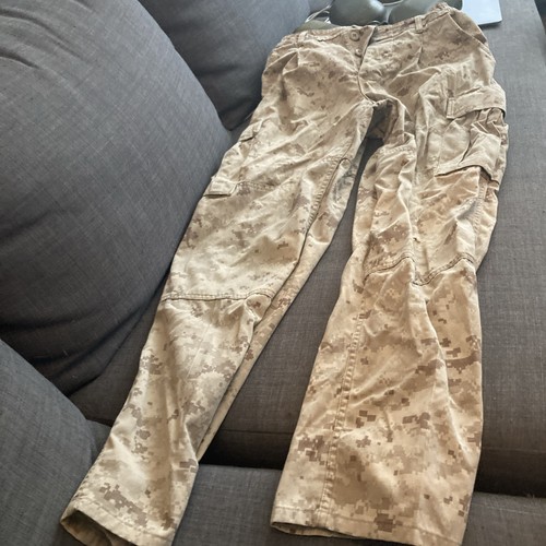 US Marine Corps MCCUU Desert Marpat Trousers Pants USMC Military 32 ...