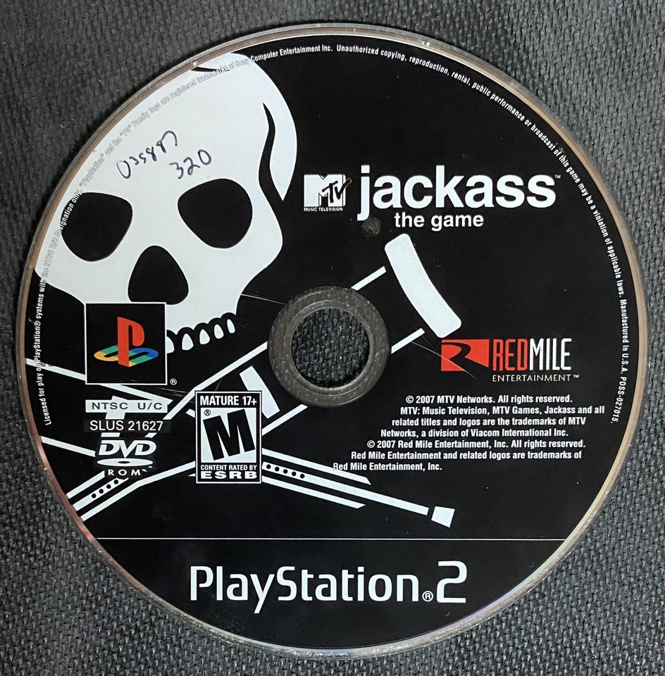 Jackass PS2 Disc Only TESTED Authentic Play Station 2 | eBay