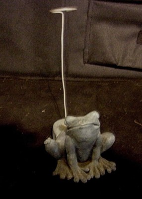 FIGI Frog Candle Holder 6" Tall With Wire FROG 4" Long | eBay