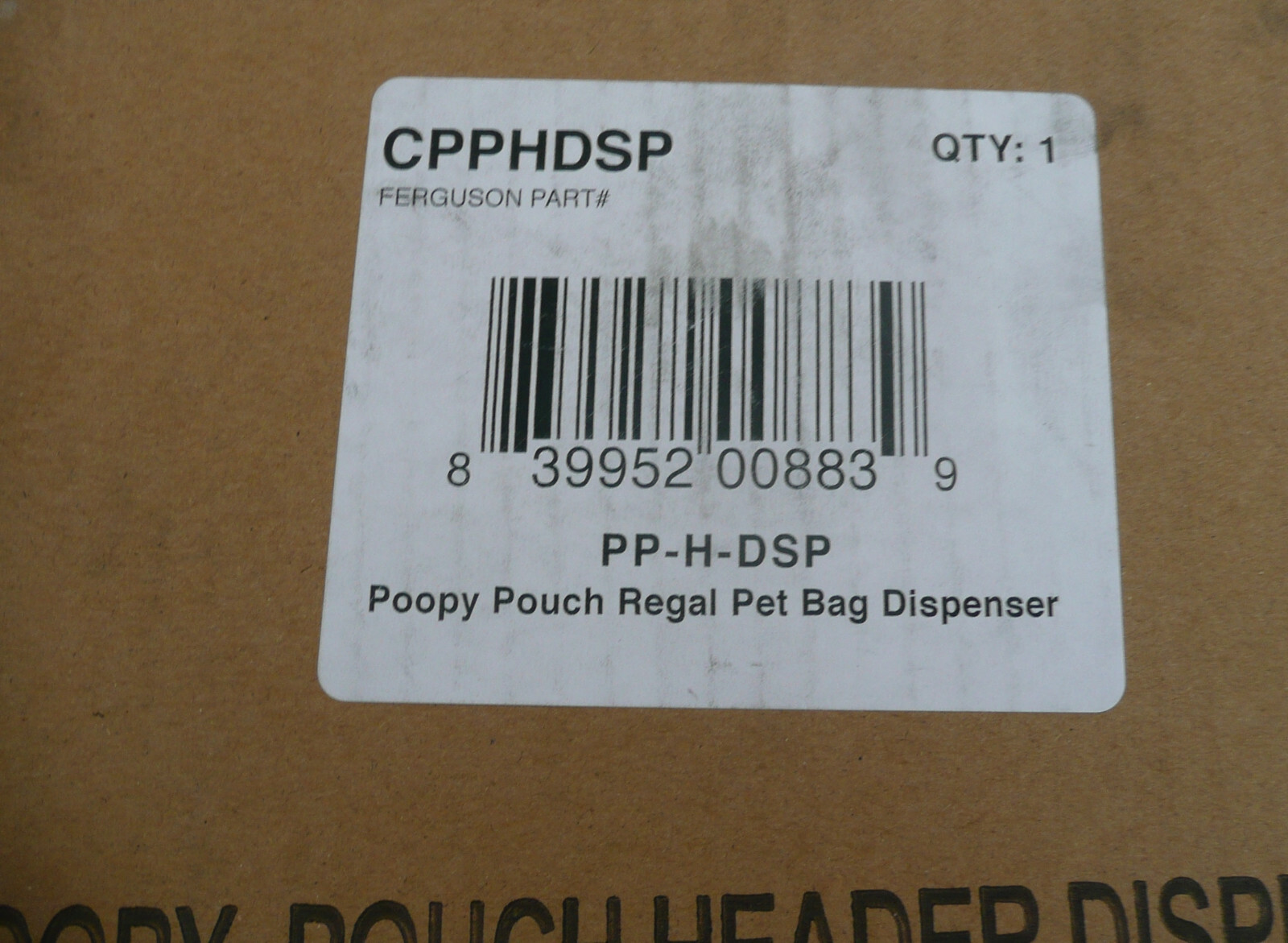 Crown Products CPPHDSP Poopy Pouch Pet 600 Bag Dispenser, PP-H-DSP ...