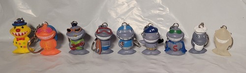 Star Awards lot of 9 Shark Rubber Keychains | eBay