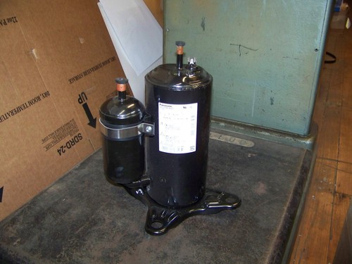 Panasonic Thermally Protected R410A A/C Compressor 1 Ph 208-230V LRA55 ...