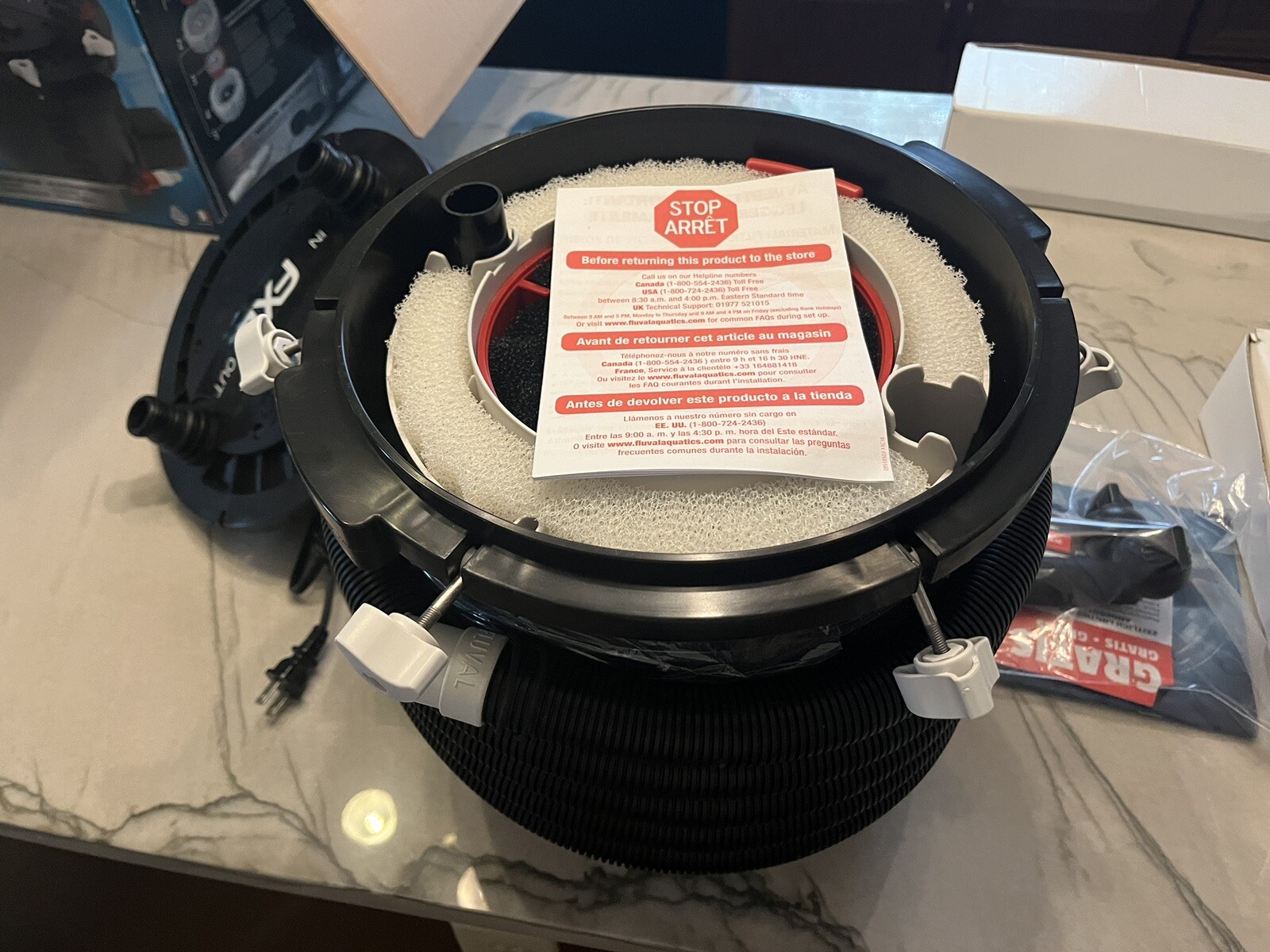 Fluval FX2 High Performance Canister Filter up to 175 US Gal SMART Pump ...