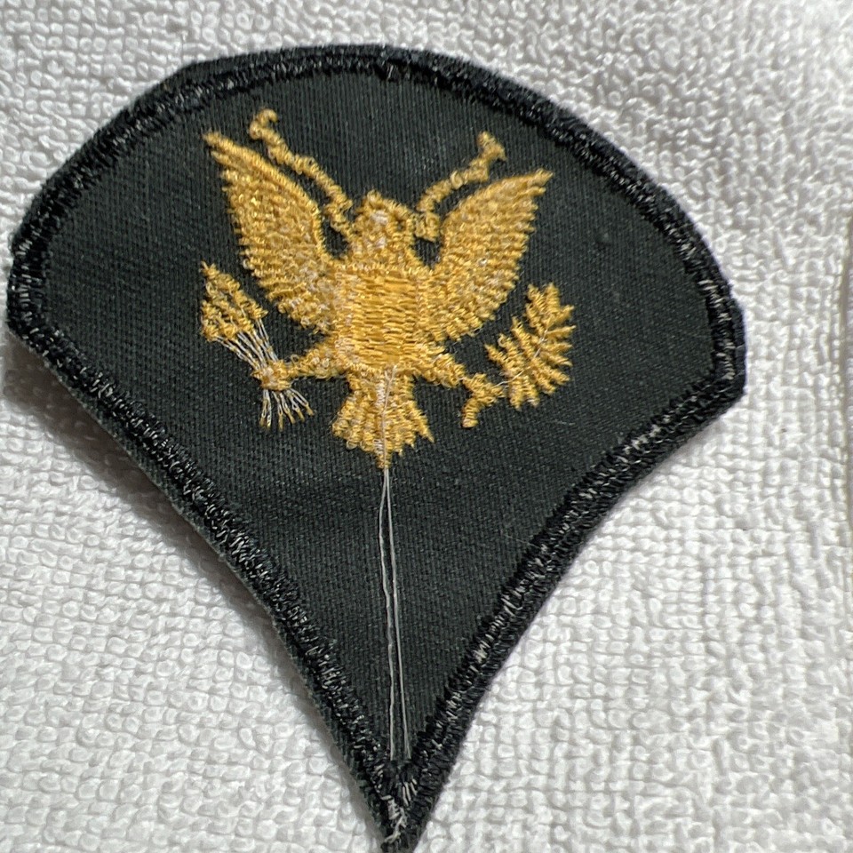 US Army Specialist Rank Gold Eagle Military Patch 3.25" Tall 3" Wide ...