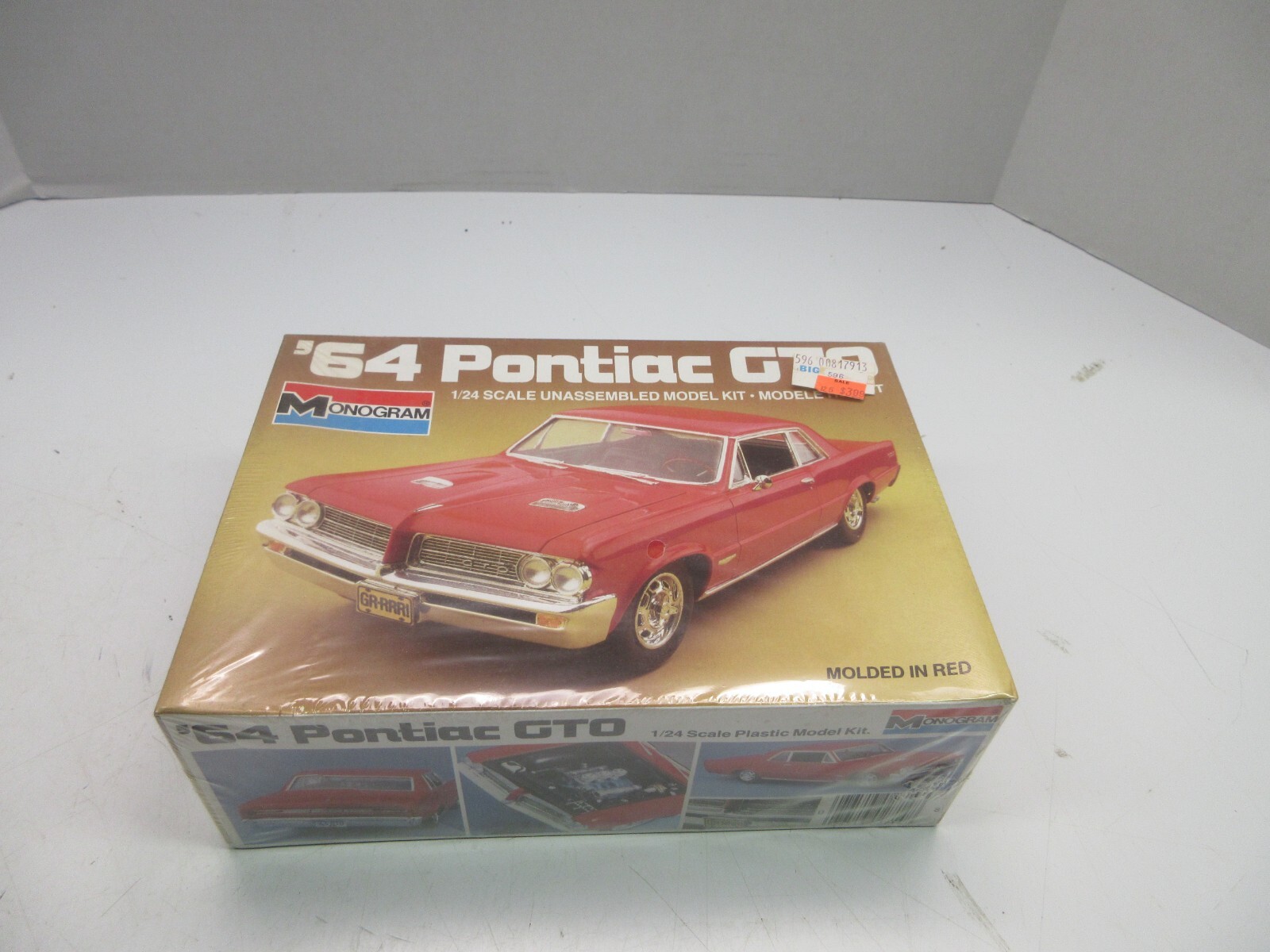 Monogram 64 Pontiac GTO Vintage Model kit 1/24 scale sealed | eBay