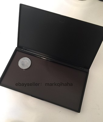 medium black compact customised portable MAGNETIC clamshell makeup ...