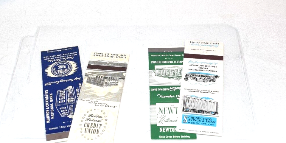 Lot of 8 Random Banks 20 Strike Matchbook Covers with Album Sleeve | eBay