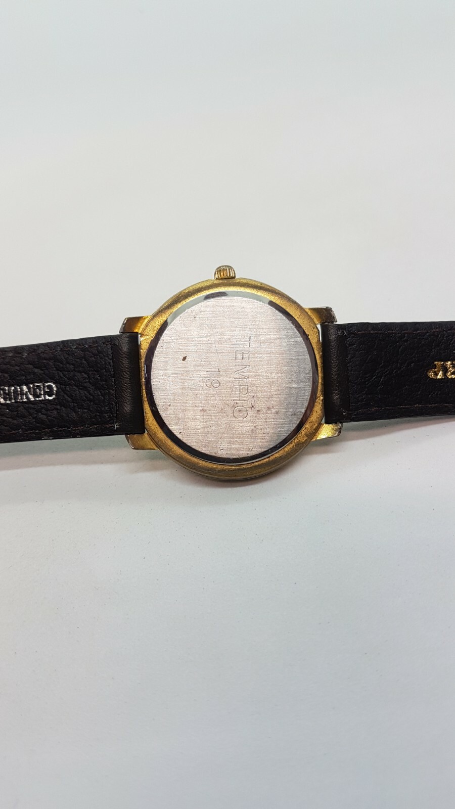 Tempic Quartz Dark Black Date Watch for Men and Women 36mm Vintage ...