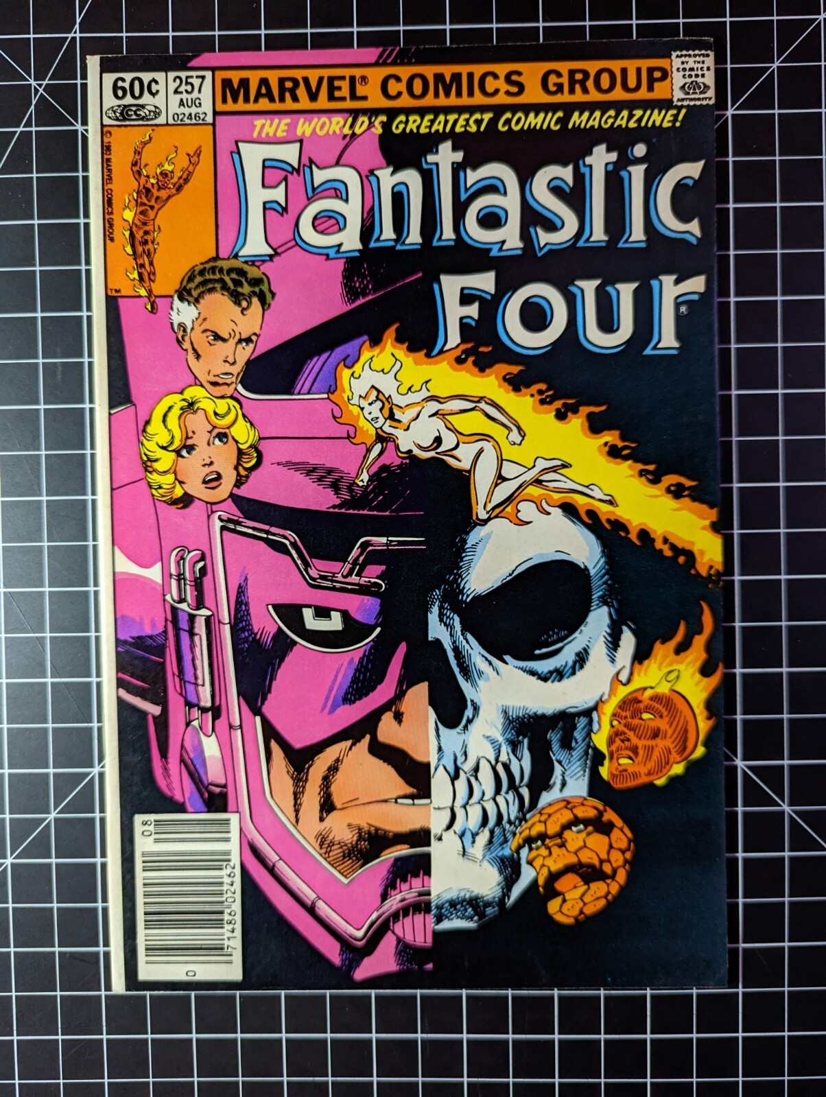 Fantastic Four 257 - NEWSSTAND - John Byrne Galactus Cover - Marvel ...
