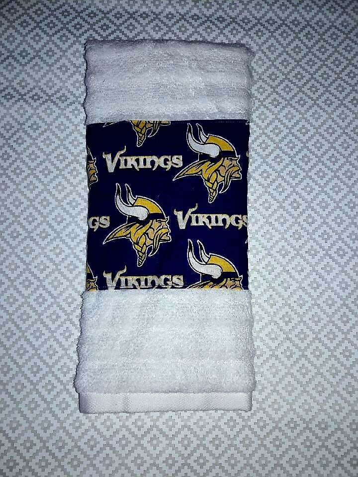 Minnesota Vikings Hand Towel Handmade GREAT GIFT | eBay