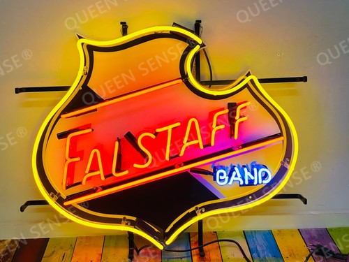 Falstaff Beer Band St. Louis MO 20" Neon Lamp Light Sign HD Vivid ...