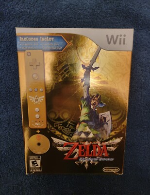 The Legend of Zelda Skyward Sword Limited Edition Wii Remote New Please ...