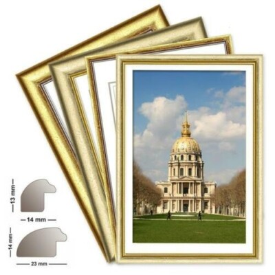 Wooden Frame PARIS, Gold and Silver Picture Frames, Photo Frames | eBay