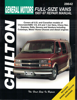 Chilton Repair Manual: General Motors Full-Size Vans 1987-1997. Price ...