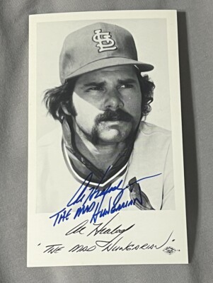 Al Hrabrosky Autograph Signed Photo Card Mad Hungarian MLB | eBay