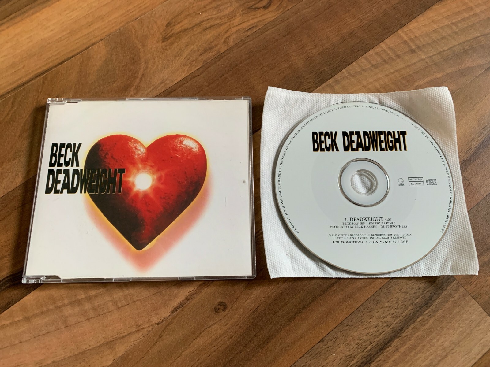 BECK Deadweight 1997 EUROPEAN promo CD single | eBay
