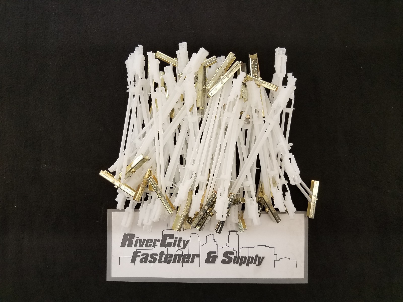 (50) Toggler Snap Toggle BA 3/16" Heavy Duty Strap Toggle Bolts Anchor ...