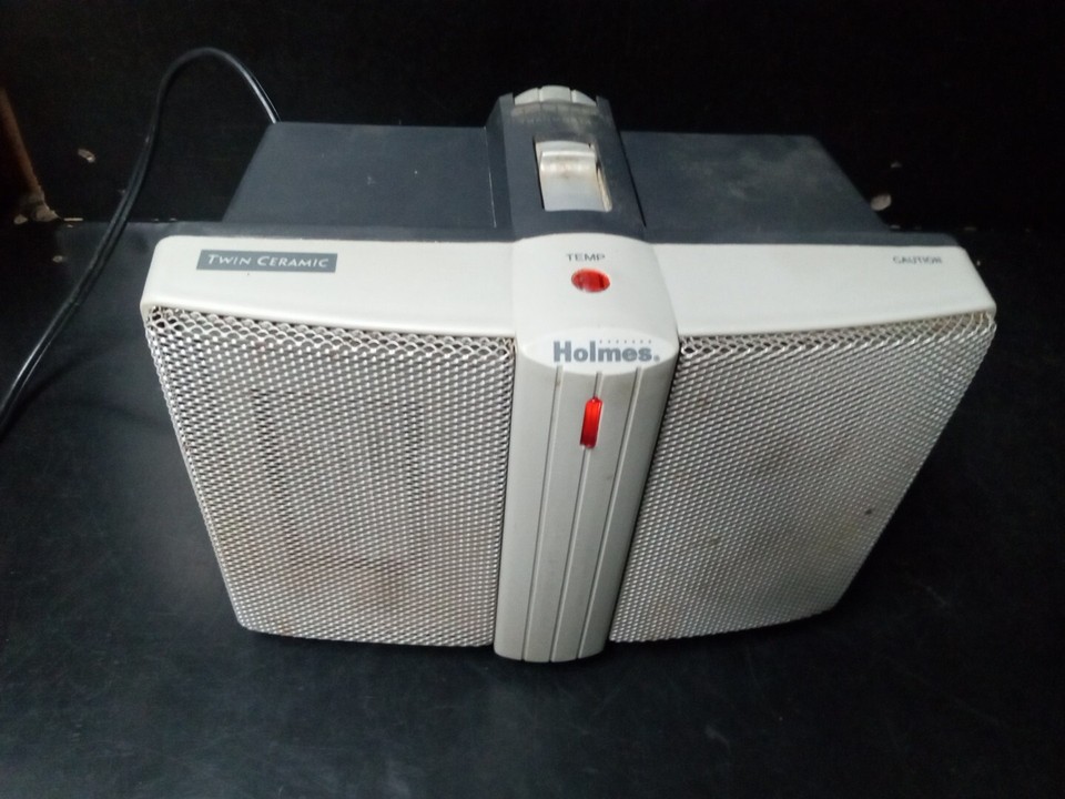Holmes Twin Ceramic Space Heater 1500 Watt Model HCH4166 TESTED WORKS ...
