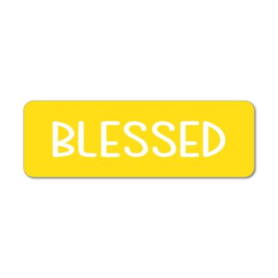 Blessed yellow happy appreciation grateful Car Sticker Decal | eBay