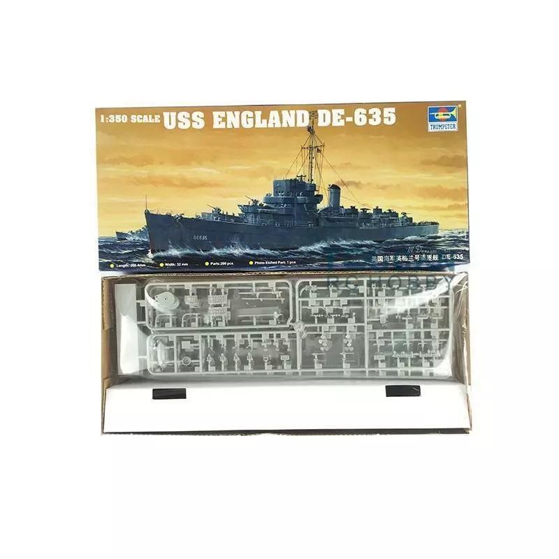 US Stock Trumpeter 1/350 Escort DE-635 Static Warship USS Destroyer ...