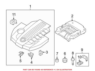 Genuine OEM Rear Engine Cover For BMW X5 2009-2013 | eBay