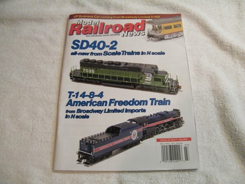 MODEL RAILROAD NEWS MAGAZINE - JULY 2024 | eBay