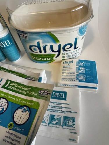 Dryel Original At Home Dry Cleaning Starter Kit Fabric Care Clean ...