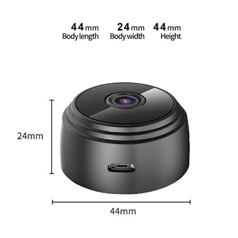 2*Mini Wireless Camera Wifi IP Home Security HD Night Vision Cam New ...
