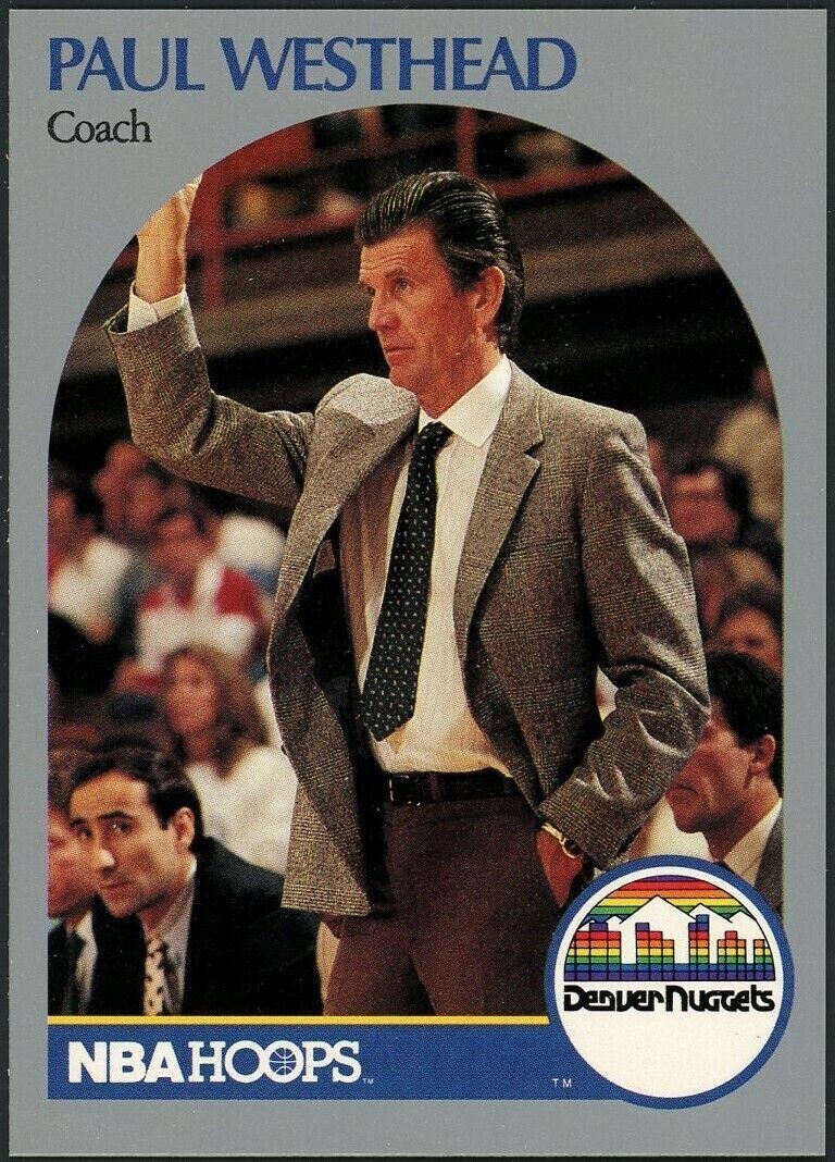 1990 NBA Hoops Paul Westhead Card #422 | eBay