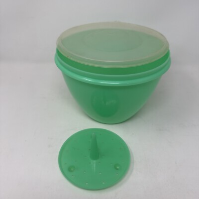 Vintage Tupperware Crisp It Lettuce Keeper #679-11 Lid #680-8 Spike ...