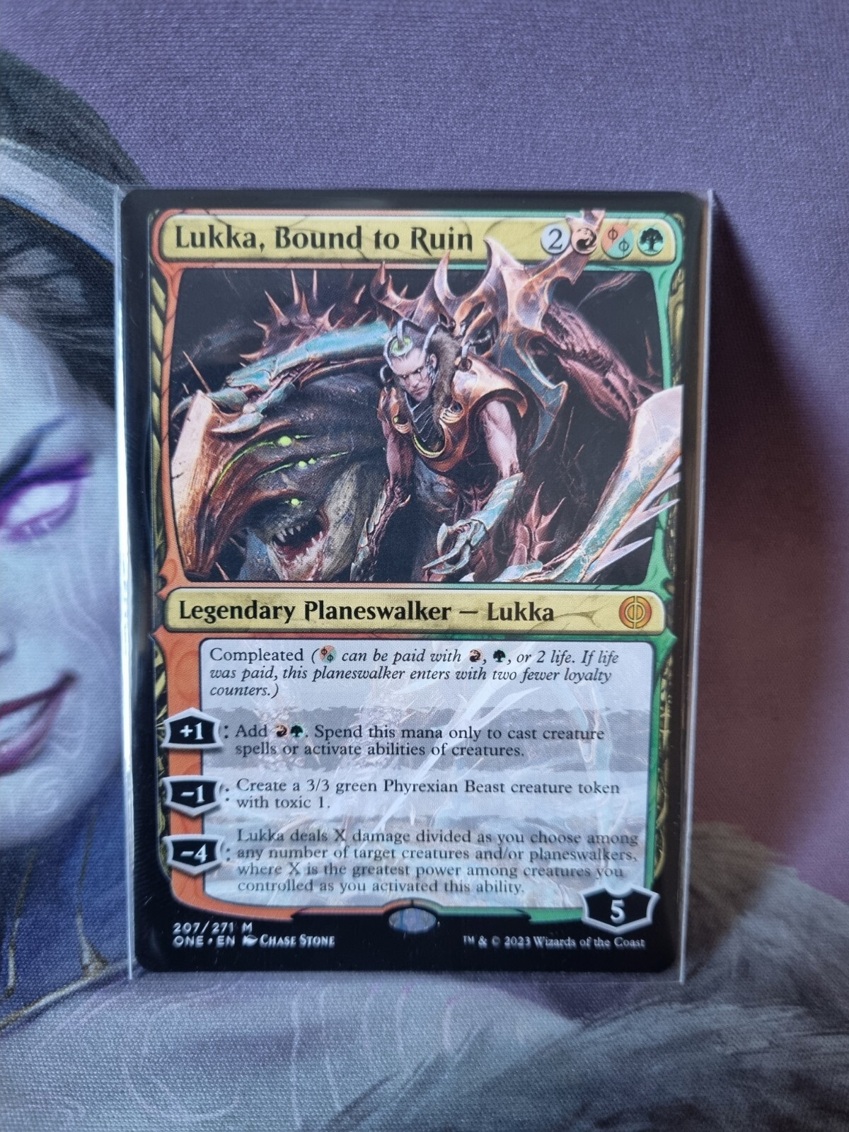 MTG: Phyrexia AWBO - Lukka, Bound to Ruin - Mythic NM | eBay UK