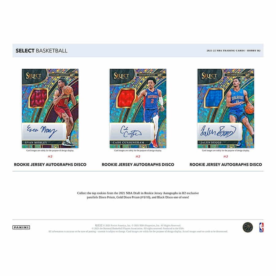 2021-22 Panini Select Basketball Hobby Hybrid H2 Hobby Box 21PAKSEL-HYB ...
