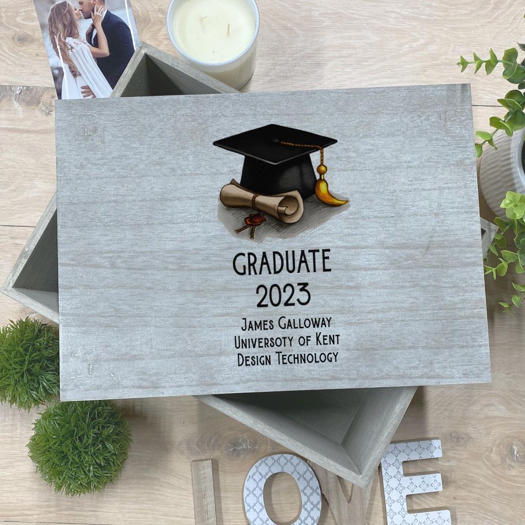 Large Graduation Keepsake Boxes