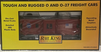 MTH, Rail King 30-7735, NASA, Bay Window Caboose | eBay