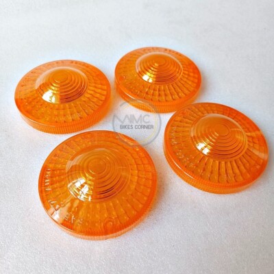 4x SIGNAL FLASHER LAMP LENS FOR YAMAHA XT250 XT500 TX500 TX650 TX750 ...
