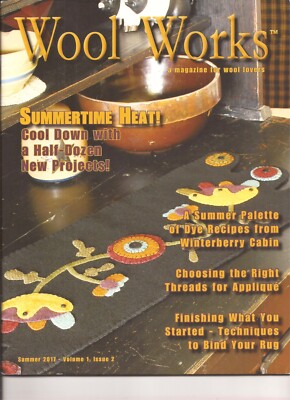 Wool Works Magazine Summer 2017 Vol 1 Issue 2, 6 New Projects & More | eBay