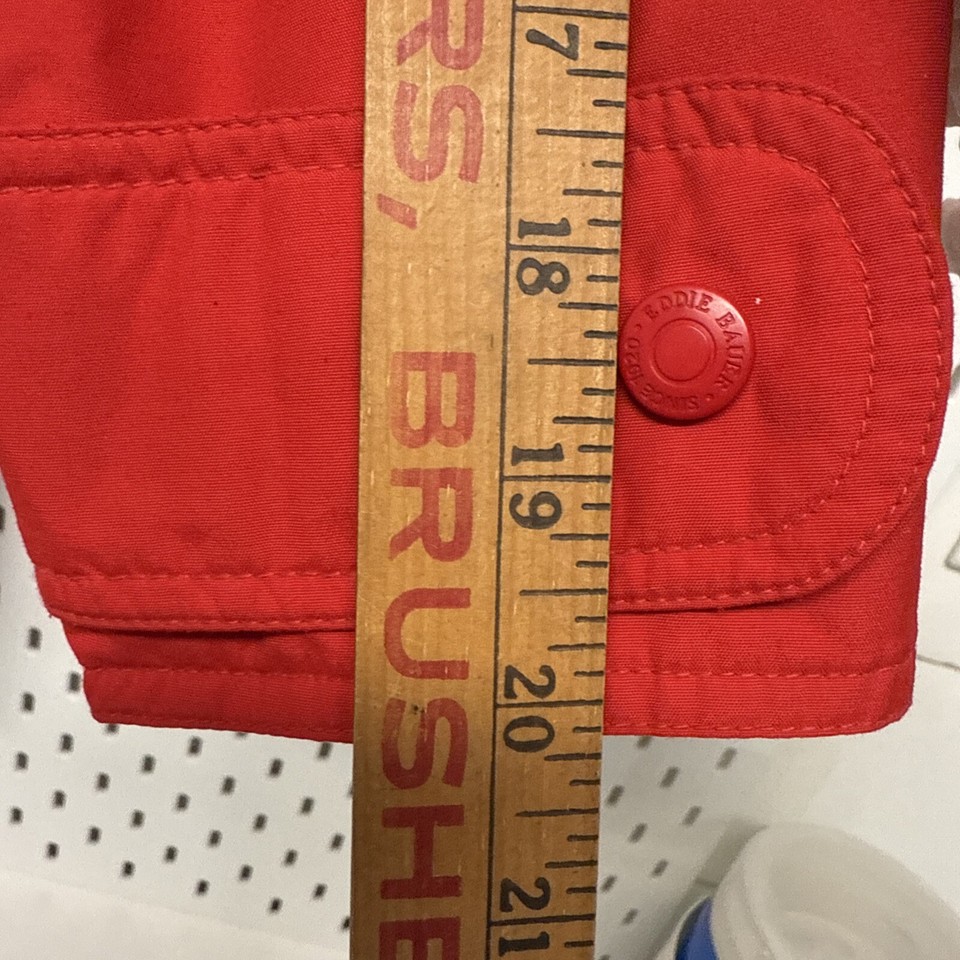 Vtg Eddie Bauer Expedition Outfitter Jacket Women’s SM Red Full Zip ...