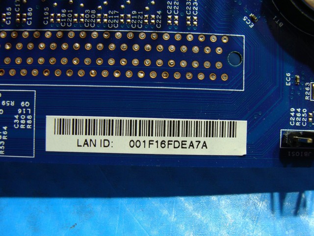 Emachines EL1300G-02W Motherboard 48.3V801.02M DA061/078L W/ Io Plate ...