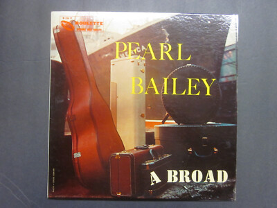 1957 1st ed Pearl Bailey "A Broad" silver-on-black mono Roulette #R ...