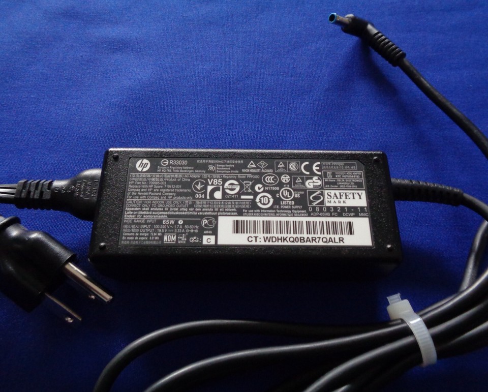 hewlett packard hp Pavilion 17-f237nr laptop computer AC adapter power ...