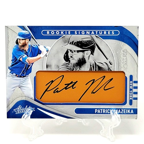 2022 Panini Absolute Memorabilia Patrick Mazeika Rookie Signatures Auto ...