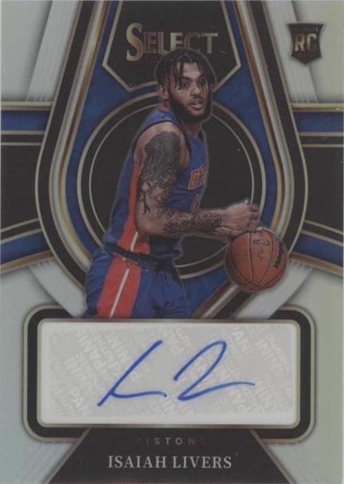 2021-22 Panini Select - Rookie Signatures Isaiah Livers #RS-ILV Silver ...