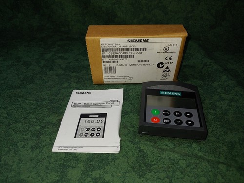 SIEMENS 6SE6400-0BP00-0AA0 Micromaster - Operator Panel (26063-C3) | eBay