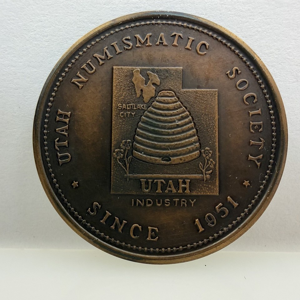 1973 UNS Lucin Cut-Off Great Salt Lake Bronze Medal Utah Numismatic ...