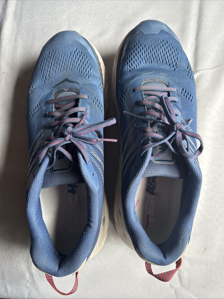 Hoka One One Men’s Clifton 6 1102872 EBPA Blue Running Shoes Size 12 | eBay