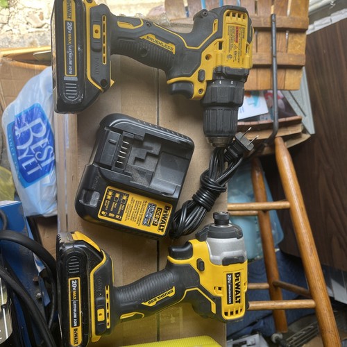 Dewalt DCK278C2 20V Max Brushless Compact Drill/Driver & Impact Driver ...