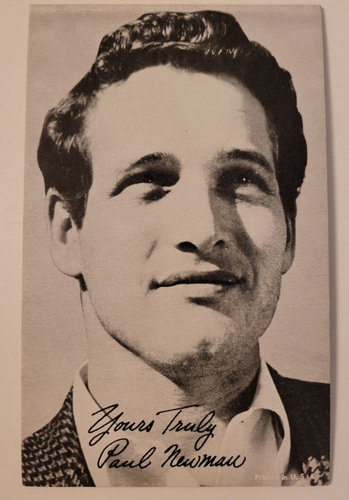 1960's PAUL NEWMAN Large EXHIBIT SALUTATIONS MALE ACTORS Nice TRADING ...