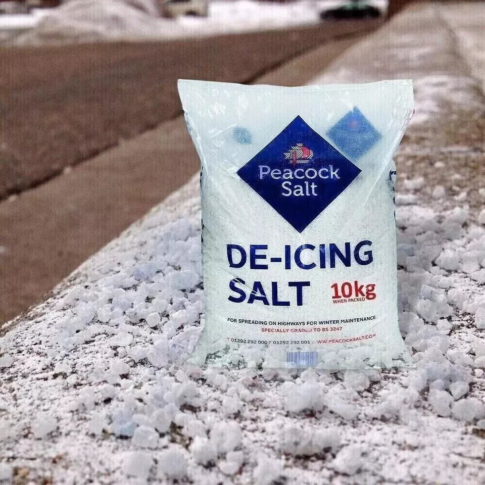 De-icing Salt 10kg Rock Melt Winter Snow & Ice Gritting Winter Safe ...