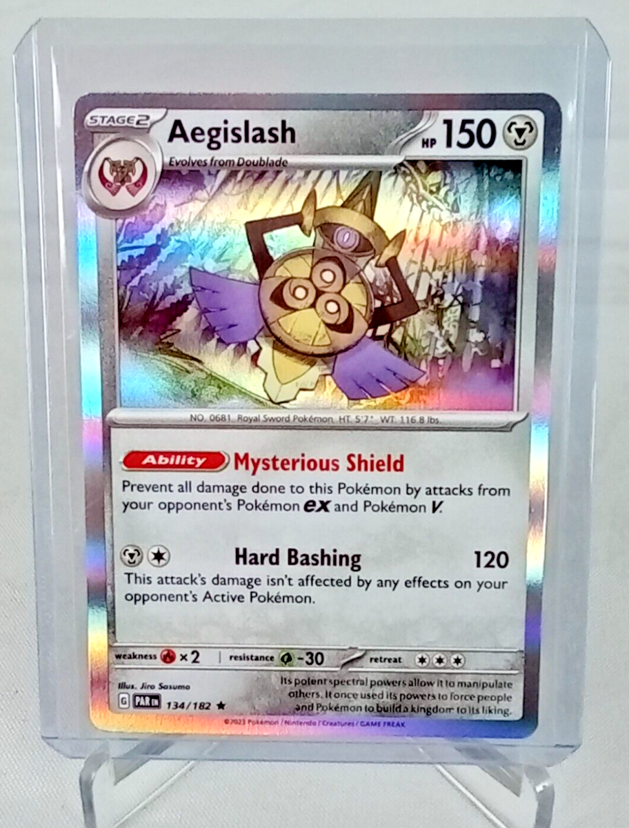 Aegislash Shiny Card Pokemon Center Moncolle MS 40 Aegislash (Shield