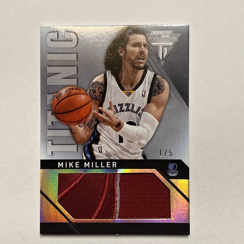 Mike Miller 2013 Panini Titanium Titanic Prime Patch /5 | eBay